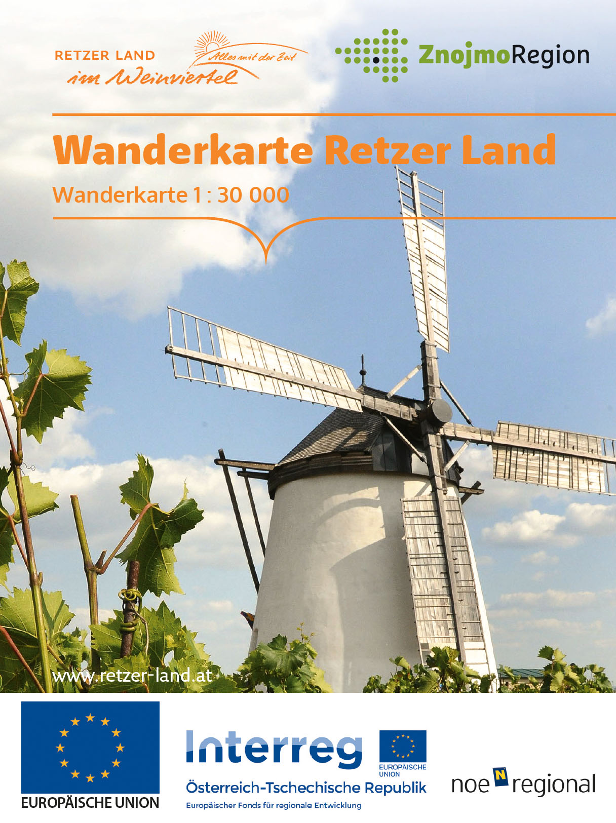 Wanderkarte Retzer Land - Prospektbestellung