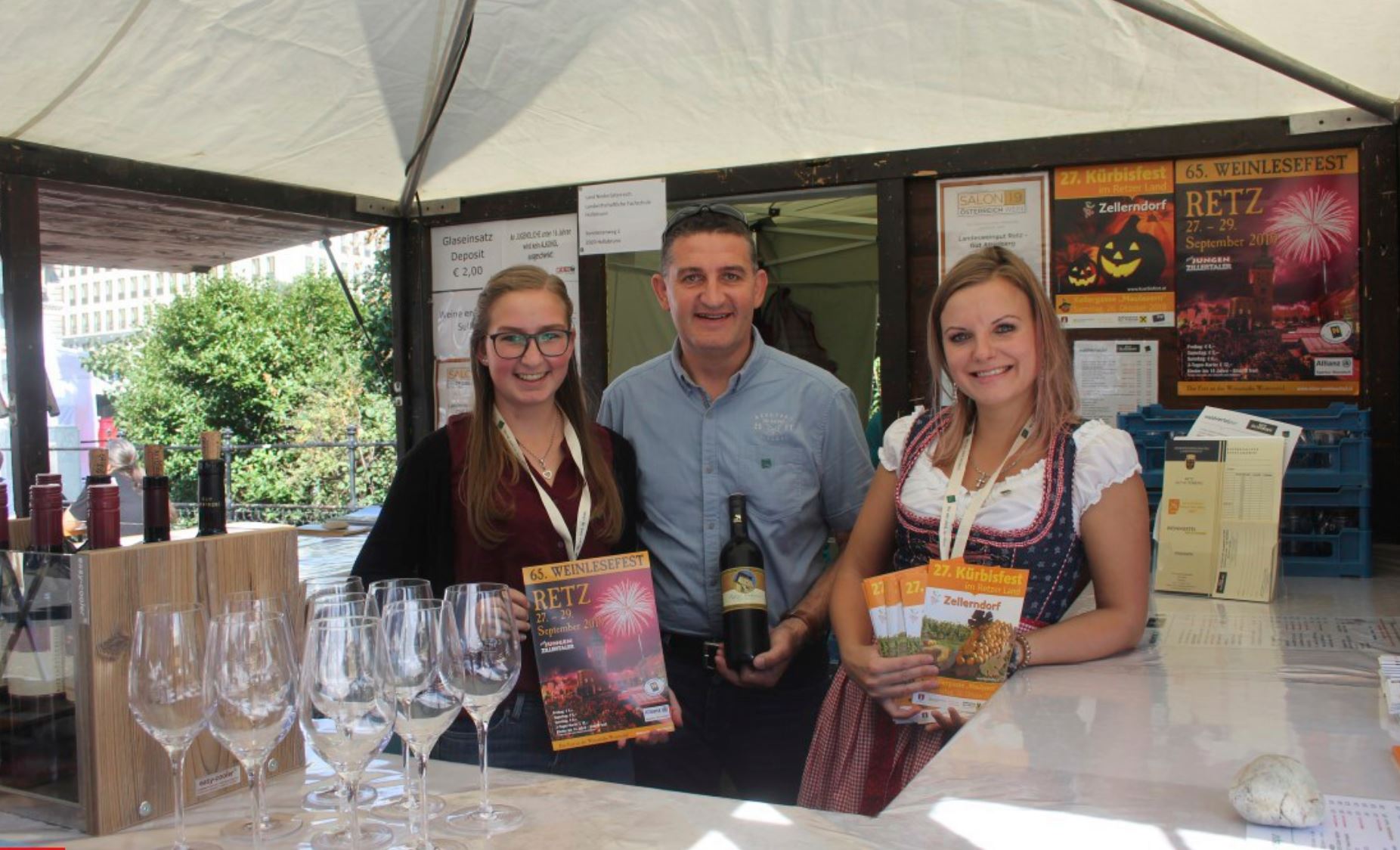 Das Retzer Land auf der Waldviertel pur am Wr. Rathausplatz - Presse